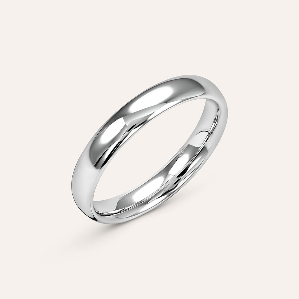 Fede Comoda Leggera 3.5 mm Oro Bianco - 1677294 • Stroili