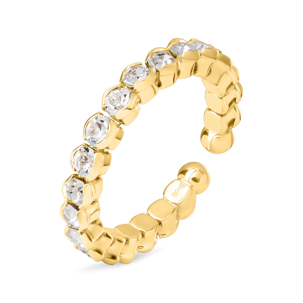 Anello Eternity Romantic Shine Metallo Dorato Cristallo - 1663907 • Stroili