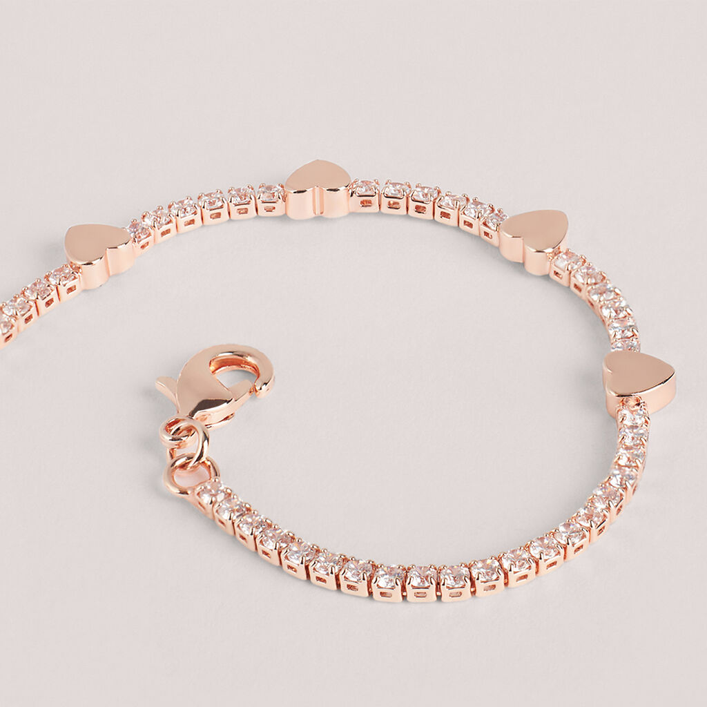 Collana Romantic Shine Ottone Rosa Cristallo - 1689008 • Stroili