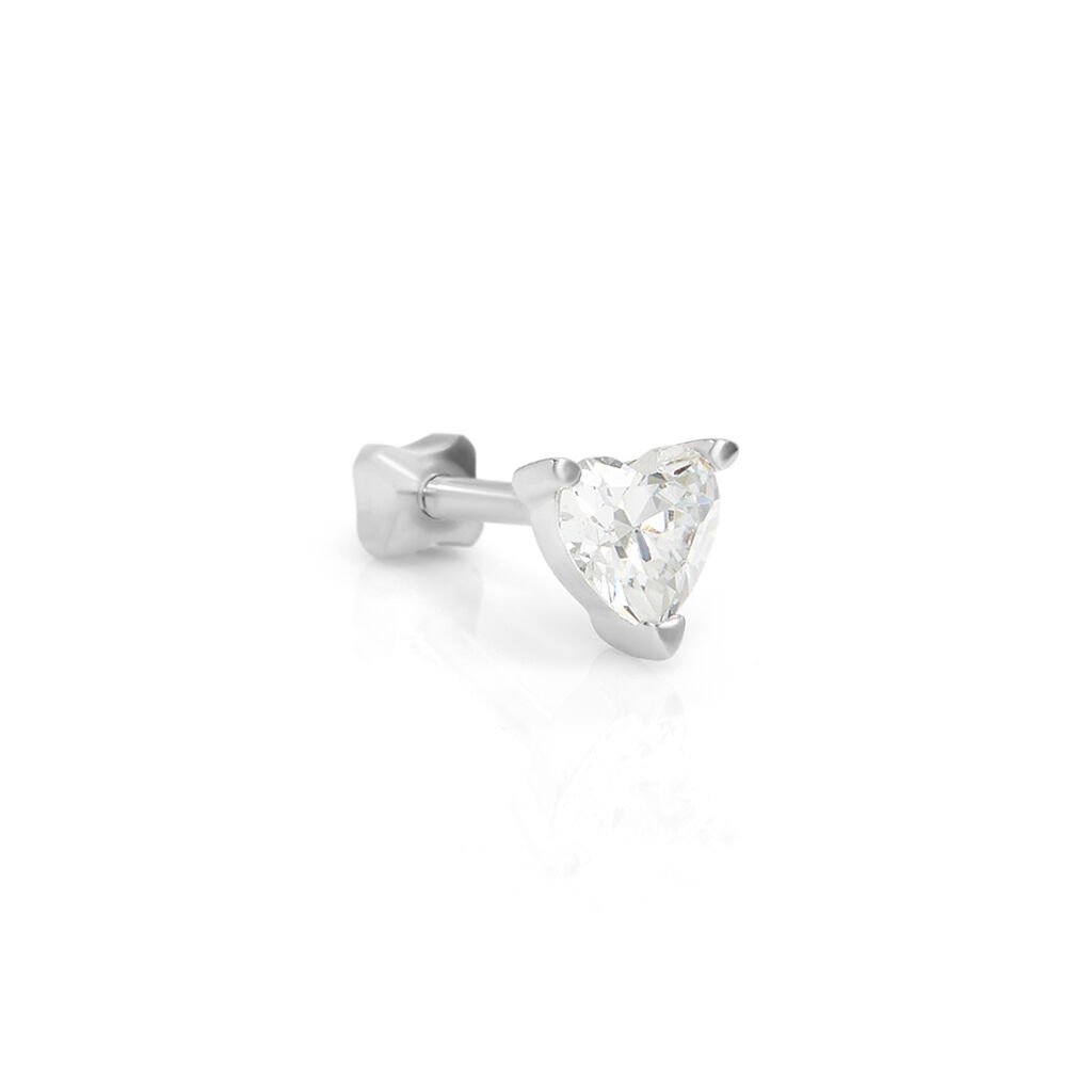 Piercing Orecchio Punto Luce Bon Ton Oro Bianco Cubic Zirconia - 1426711 • Stroili
