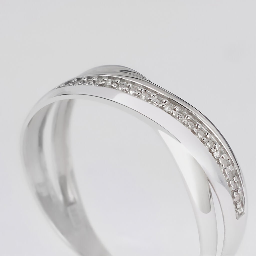 Anello Fascia Sophia Oro Bianco Diamante - 1413106 • Stroili