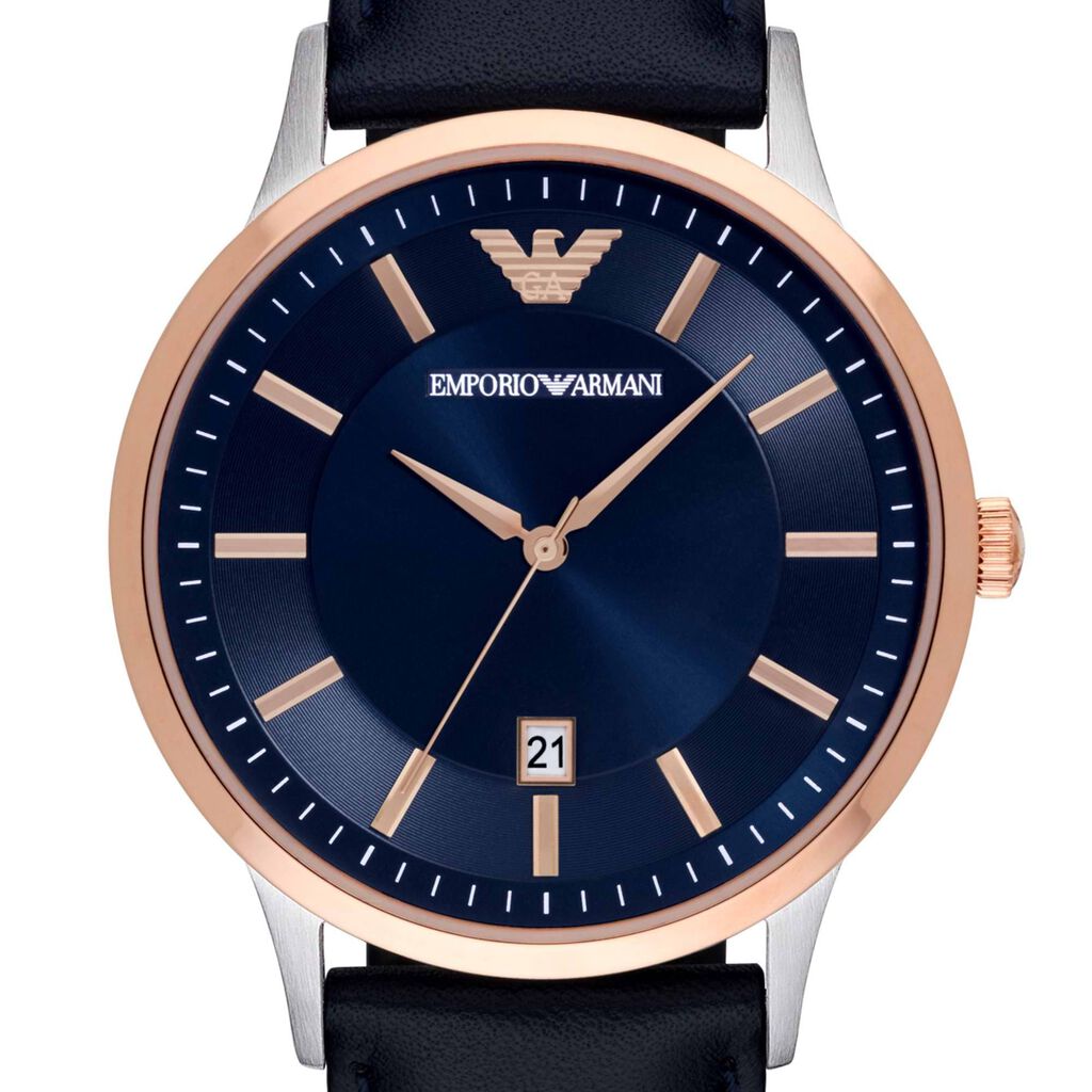 Orologio Uomo Emporio Armani quadrante blu AR2506 - 1624917 • Stroili