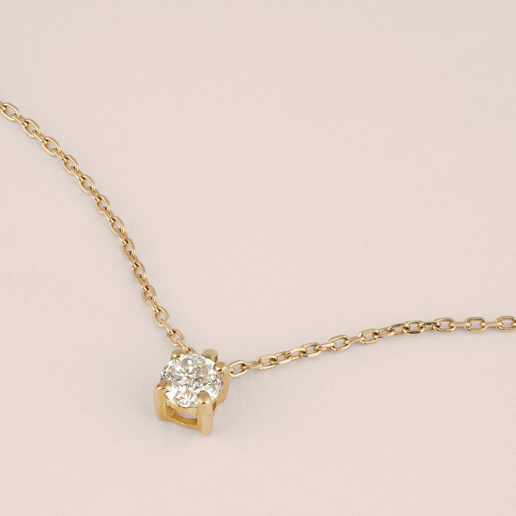 Collana Punto Luce Grace Oro Giallo Diamante - 1429177 • Stroili