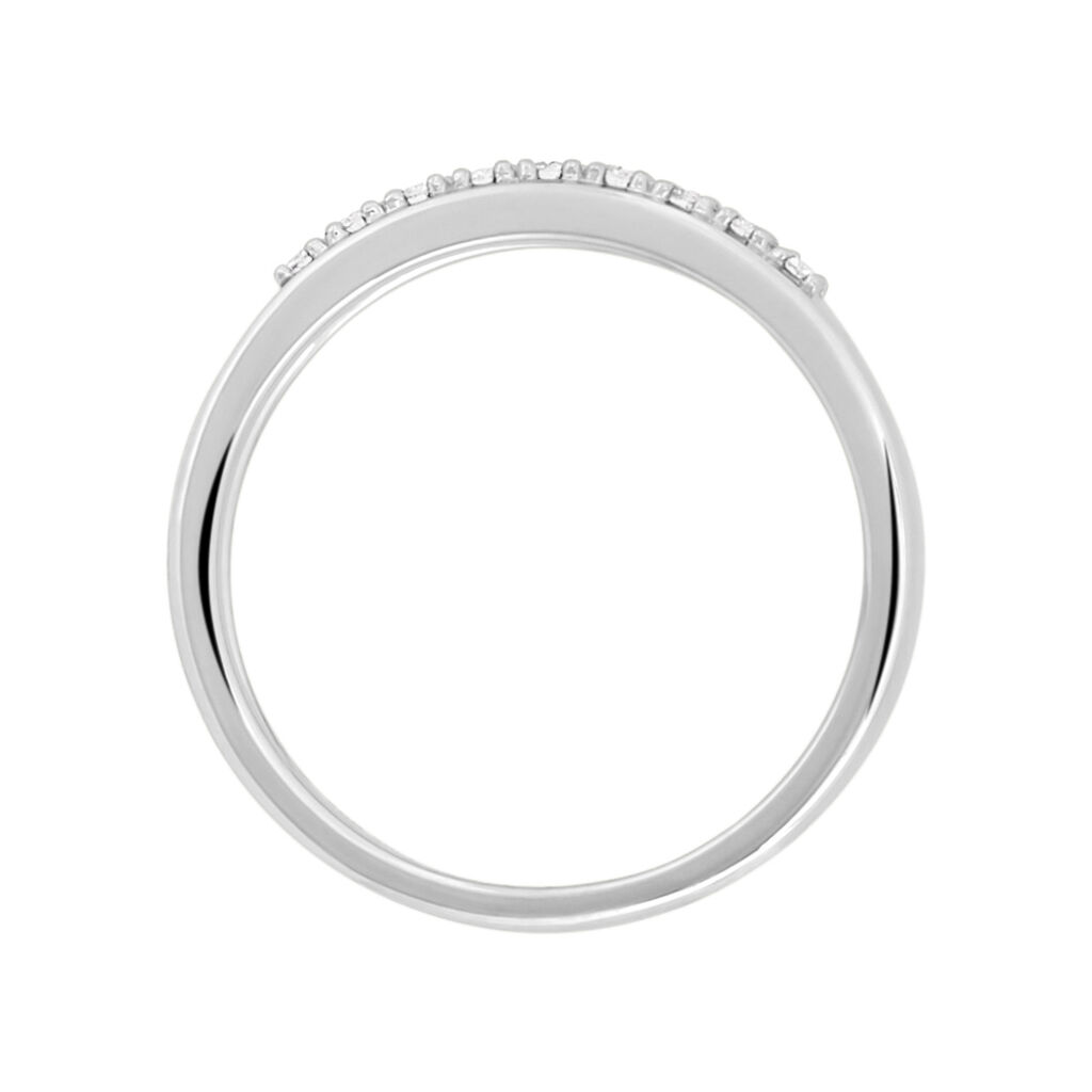 Anello Riviere Firmamenti Oro Bianco Diamante - 1669988 • Stroili